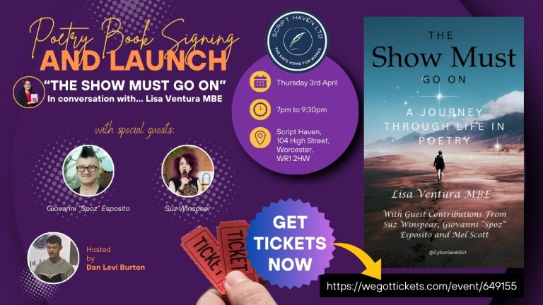 Poetry Book Launch Event and Signing: “The Show Must Go On” – In ...